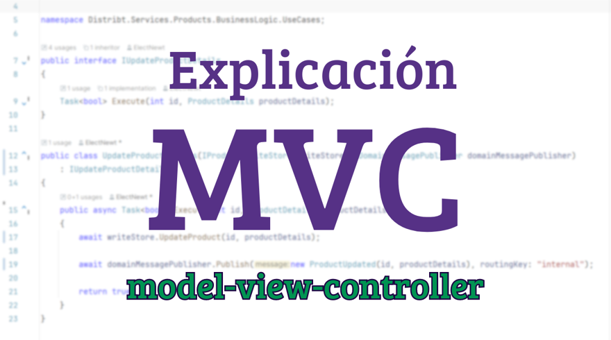 Explicación MVC | qué es y cómo funciona?