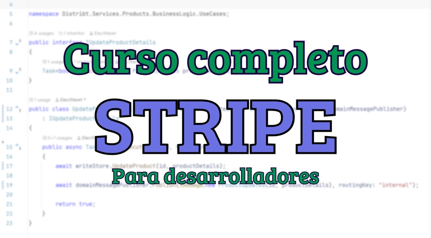 Curso sobre Pagos con Stripe